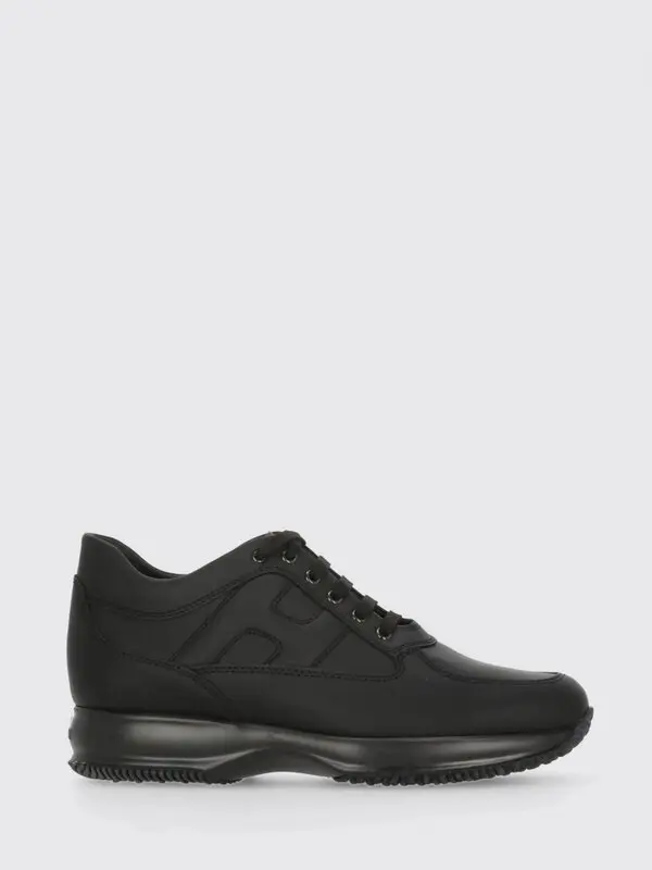 Hogan Interactive Low-top Calfskin Sneakers With H Logo