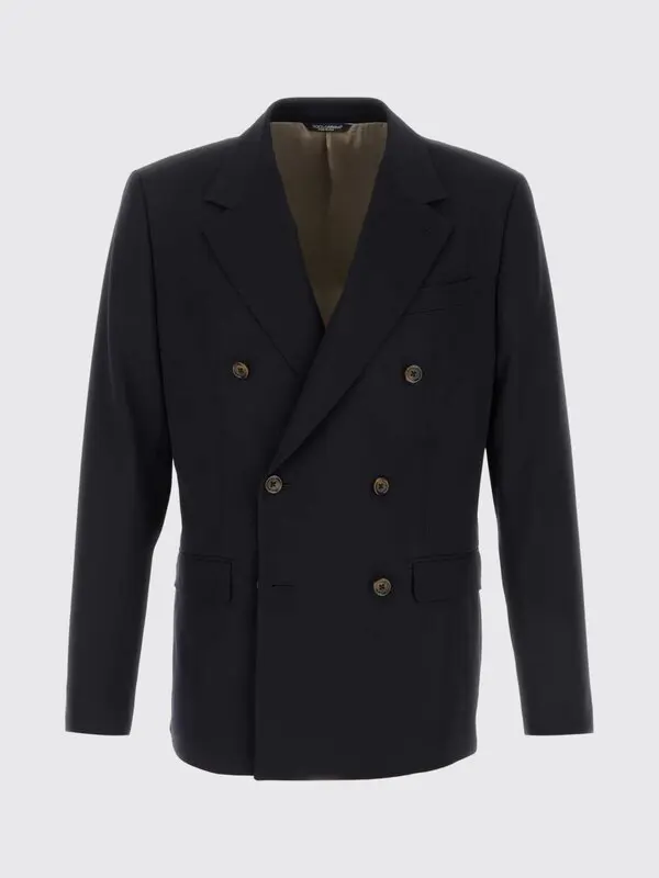 Dolce & Gabbana Double Breasted Wool Blazer