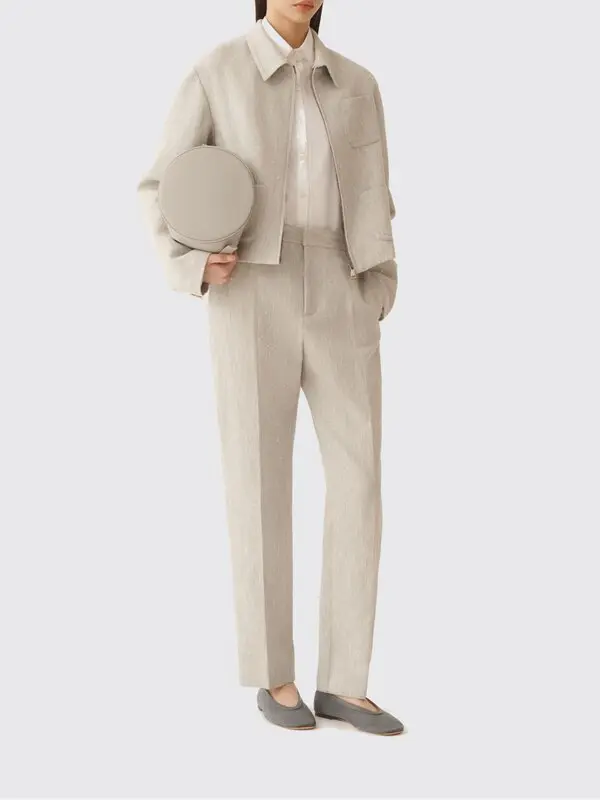 Fabiana Filippi Cotton And Virgin Wool Shirt Jacket - Ice