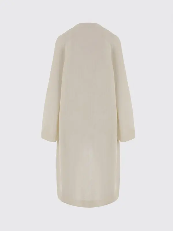 SA SU PHI Long Cardigan In Cashmere And Silk - Ivory