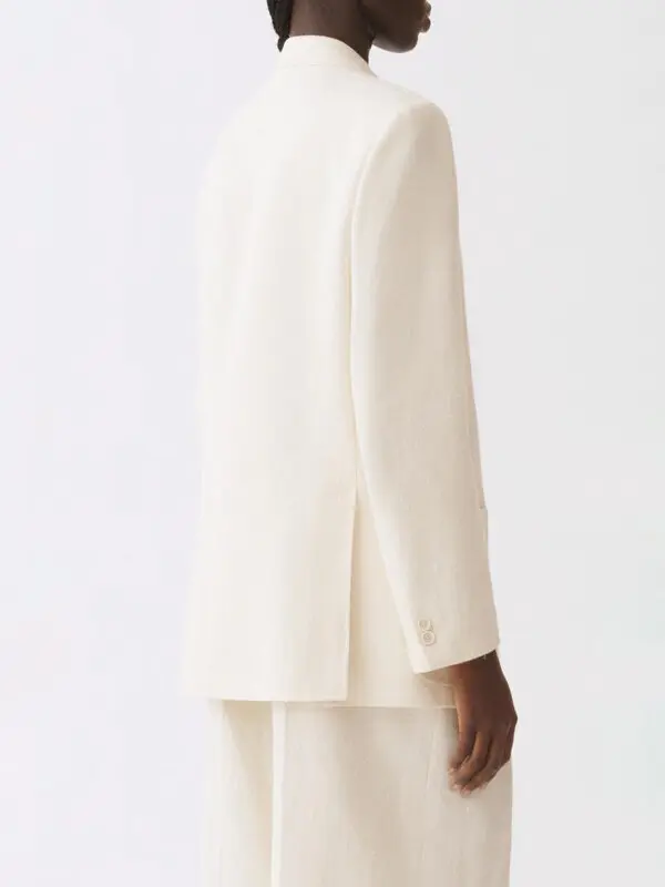 Fabiana Filippi Virgin Wool Blend Double-breasted Blazer