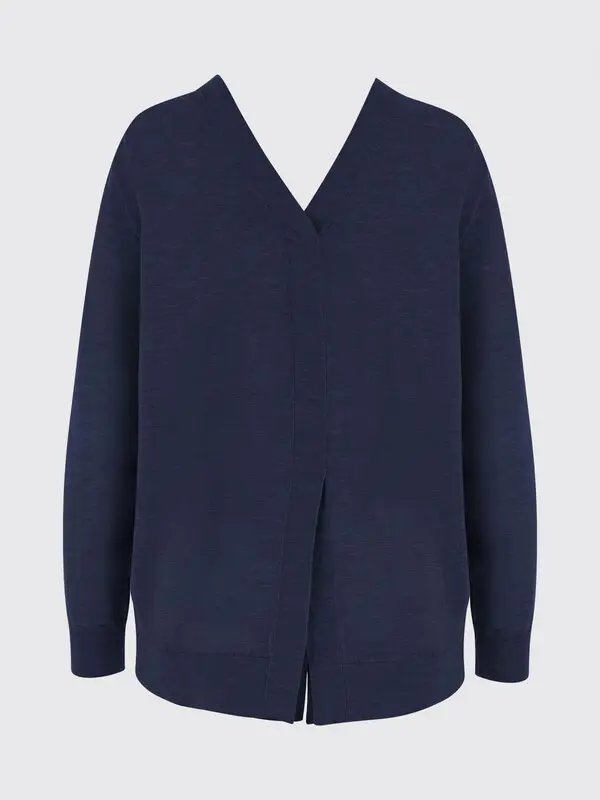 SA SU PHI Cashmere And Silk V-neck Cardigan - Blue