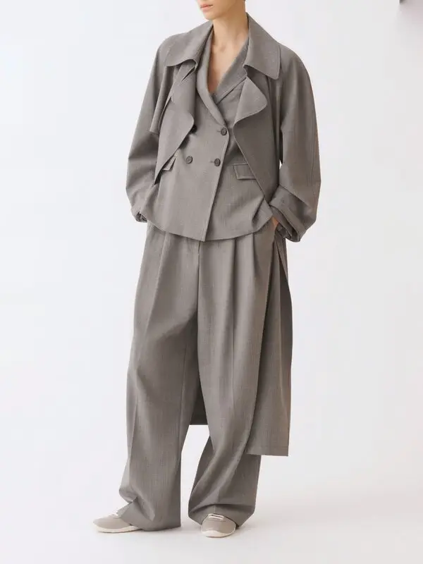 Fabiana Filippi Virgin Wool Blend Coat