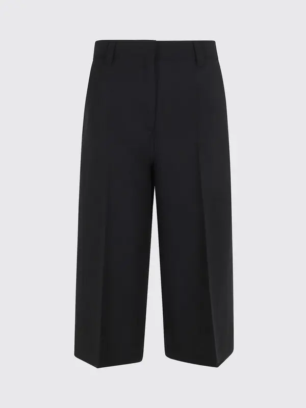 Filippa K Cropped High-waisted Tailored Trousers In Wool Blend