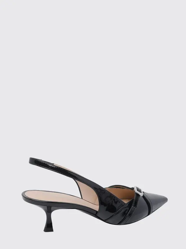 STUART WEITZMAN Patent Leather Slingbacks - Black