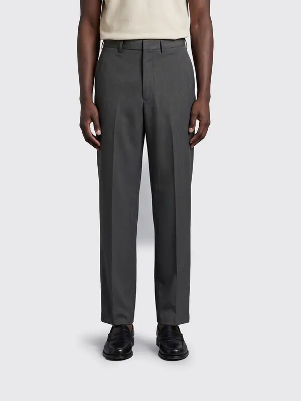 PT TORINO Tailored Trousers In Pure Virgin Wool - Grey