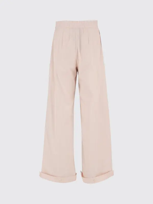 SA SU PHI Animalier Print Palazzo Trousers - Pink
