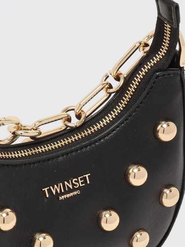 TWINSET Studded Faux Leather Bag