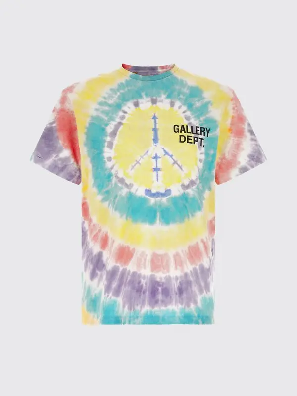 GALLERY DEPT. Tie-dye Cotton T-shirt With Contrasting Logo