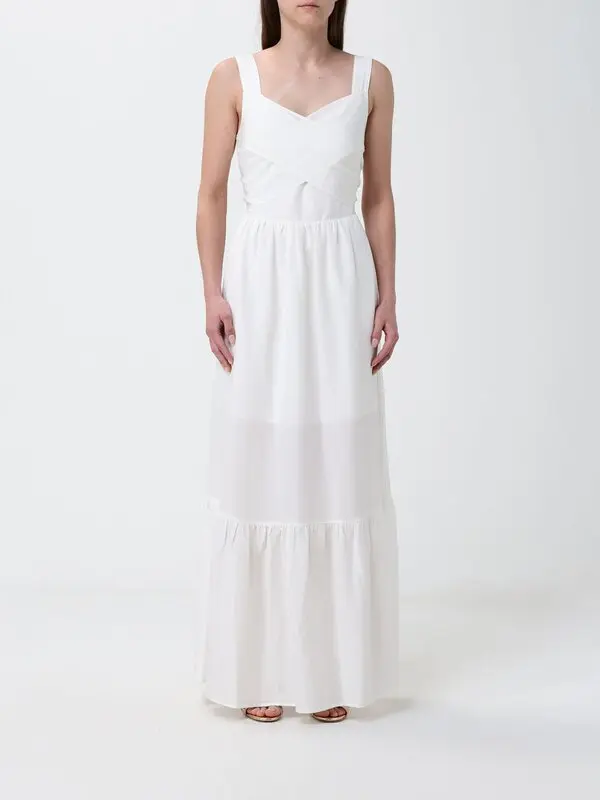 Liu Jo Linen Blend Maxi Dress