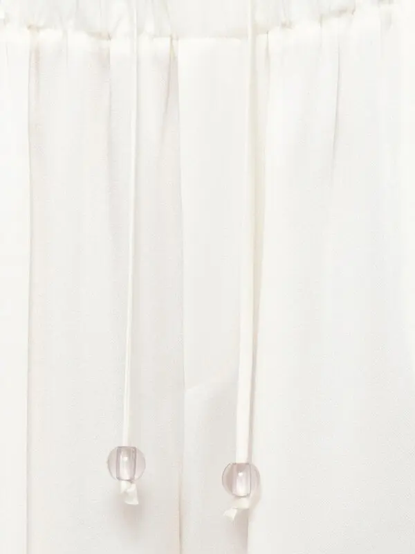 Fabiana Filippi Viscose Blend Slim Fit Trousers