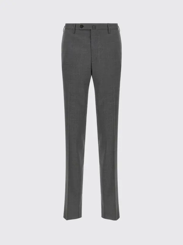 Incotex Slim Fit Tailored Trousers In Pure Virgin Wool - Grey