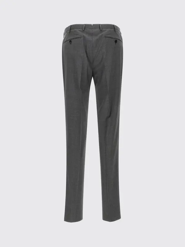 Incotex Slim Fit Tailored Trousers In Pure Virgin Wool - Grey