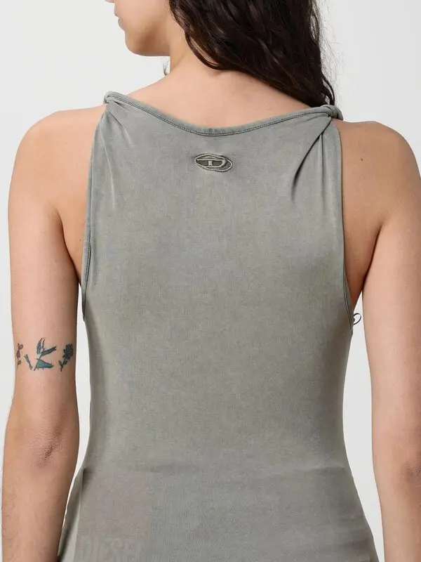 DIESEL® Twisted Strap Tank Top - Grey