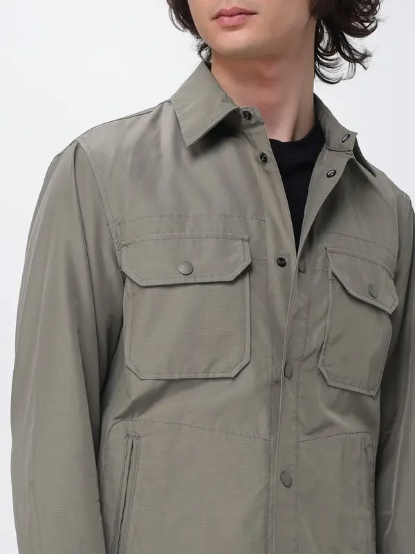 Woolrich Cotton Blend Shirt Jacket