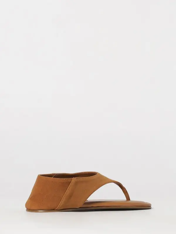 GIA BORGHINI Suede Thong Mules