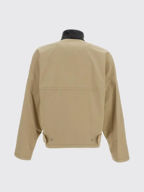 Bottega Veneta Cotton Jacket With Intrecciato Collar