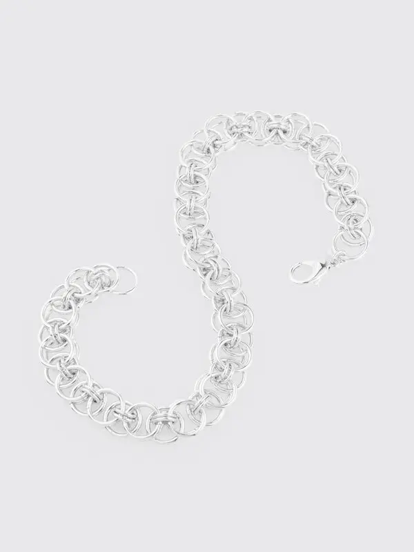 Federica Tosi Bella Chromed Bronze Necklace - Silver