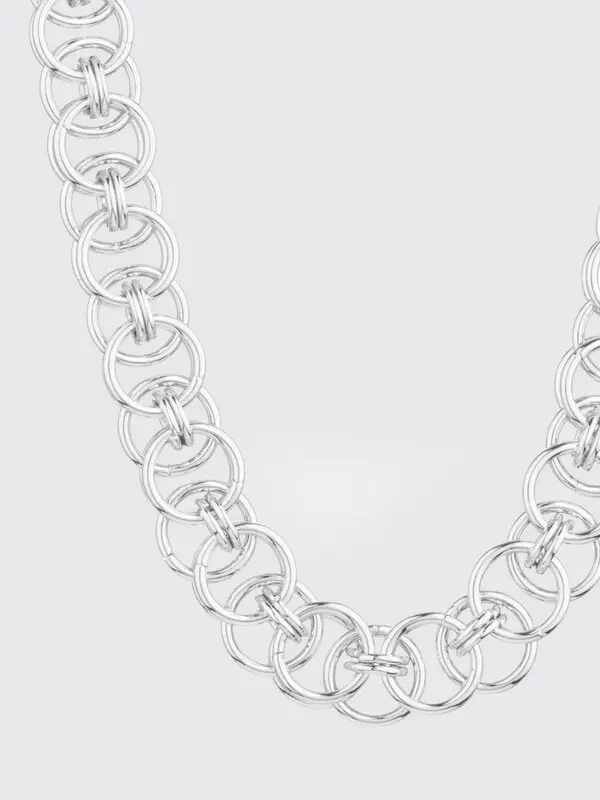 Federica Tosi Bella Chromed Bronze Necklace - Silver