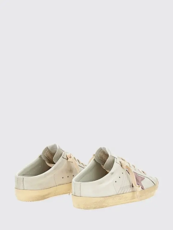 GOLDEN GOOSE Super-star Leather Sabot Mules