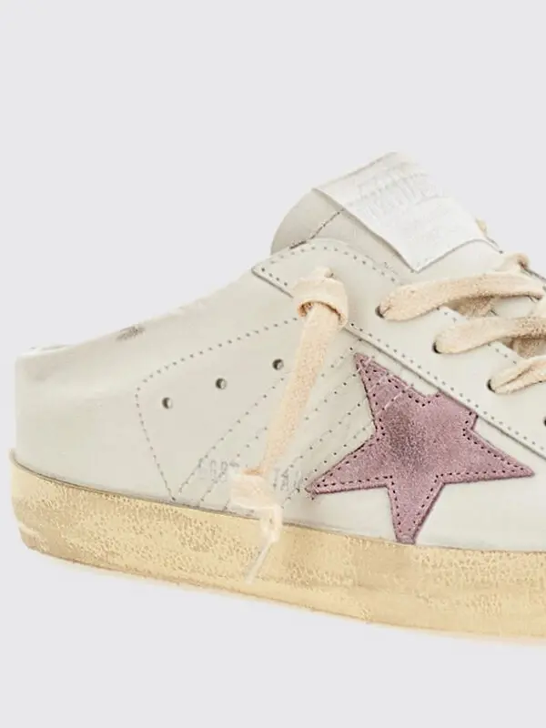 GOLDEN GOOSE Super-star Leather Sabot Mules