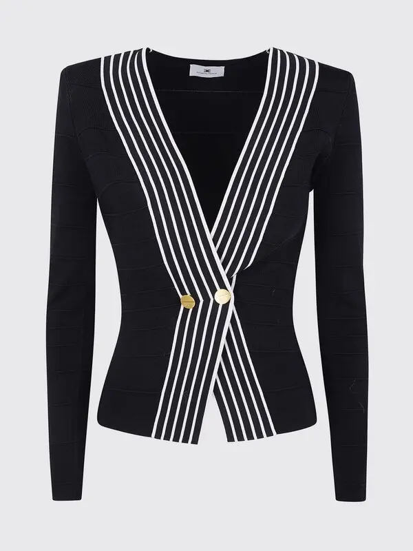 Elisabetta Franchi Top Colour - Black