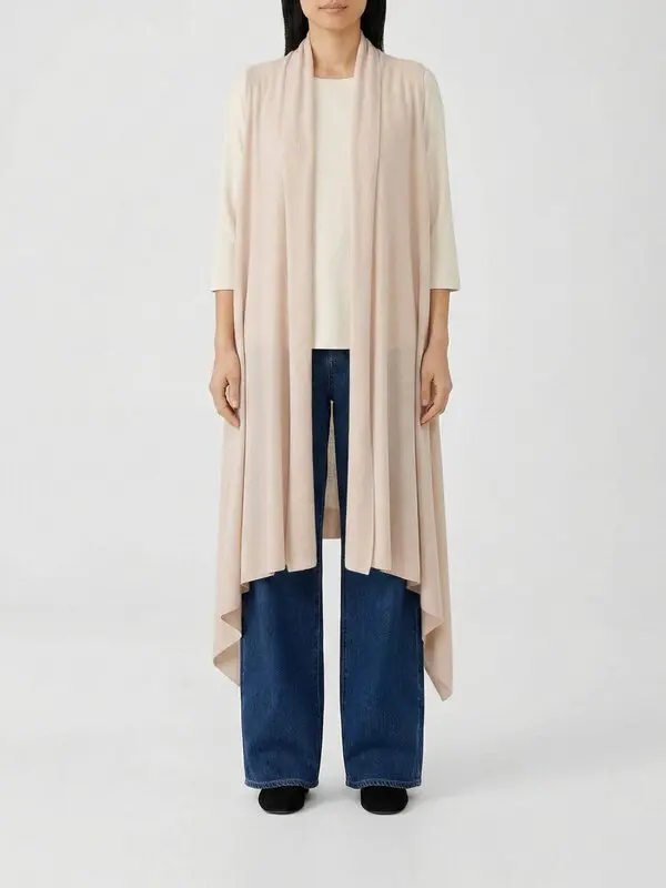 SA SU PHI Long Cashmere And Silk Vest - Pink