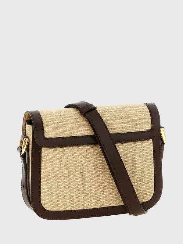 A.p.c. Grace Canvas And Leather Bag
