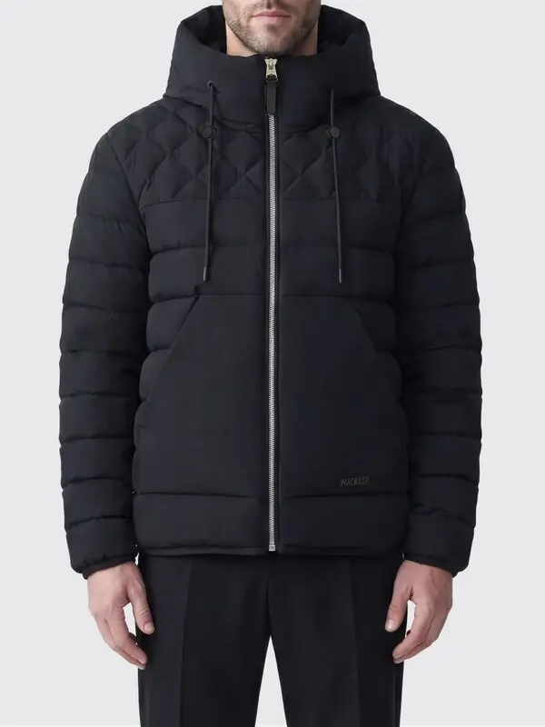 Mackage Short Quilted Recycled Nylon Down Jacket With Hood