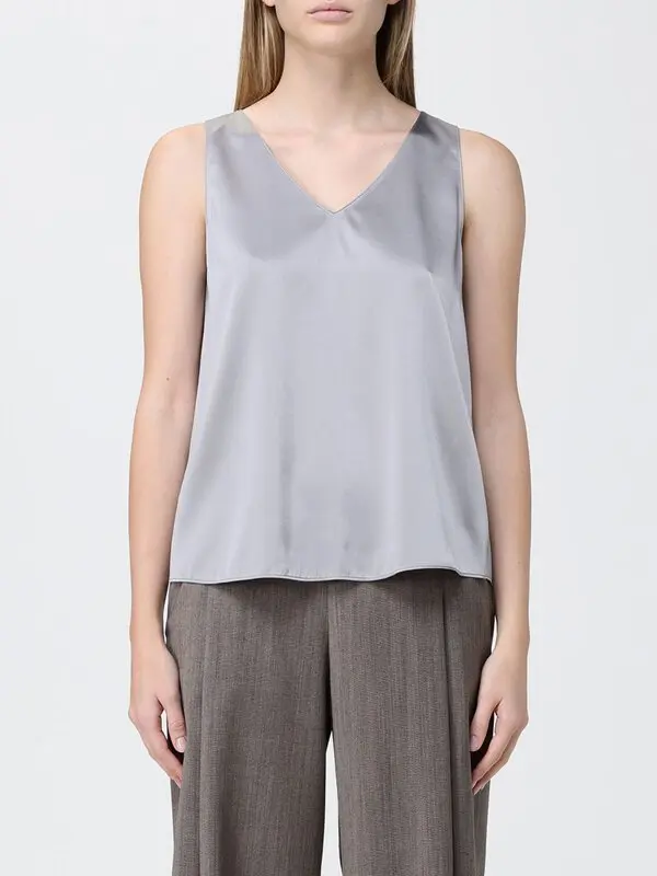 Emporio Armani Basic Stretch Silk Top