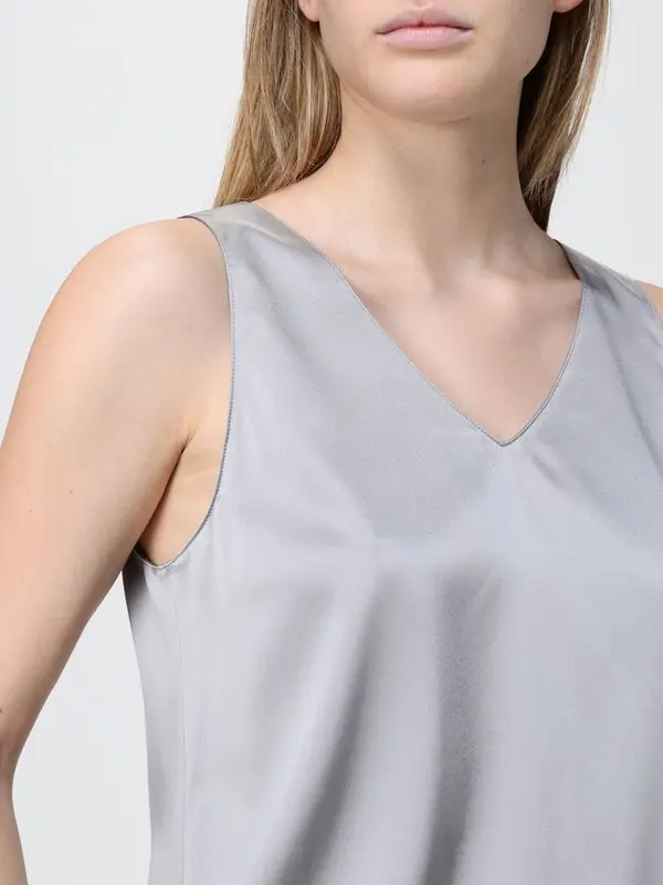 Emporio Armani Basic Stretch Silk Top