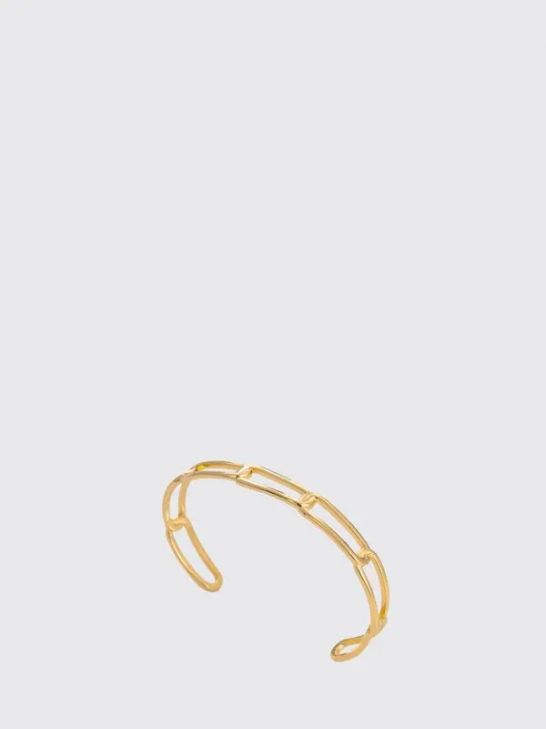 Federica Tosi Rigid Square Brass Bracelet - Gold
