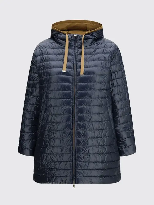 Herno Short Reversible Quilted Nylon Down Jacket With Hood
