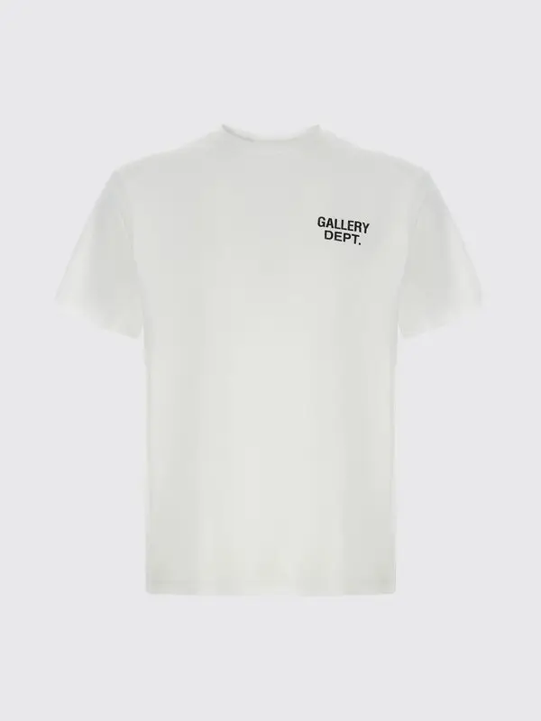 GALLERY DEPT. Slim Fit Logo Print Dropped-shoulder Cotton T-shirt