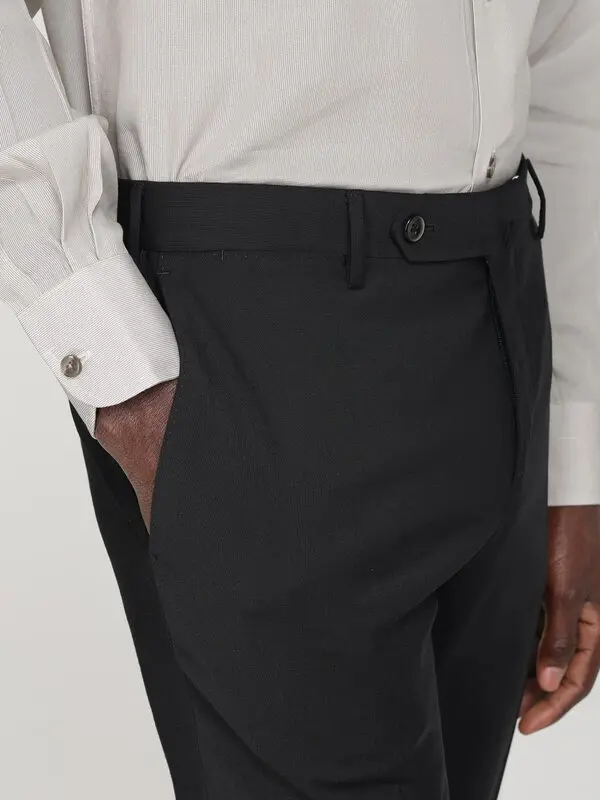 PT TORINO Tailored Trousers - Black