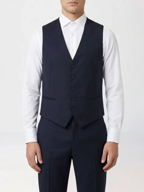 Tagliatore Tailored Vest - Blue