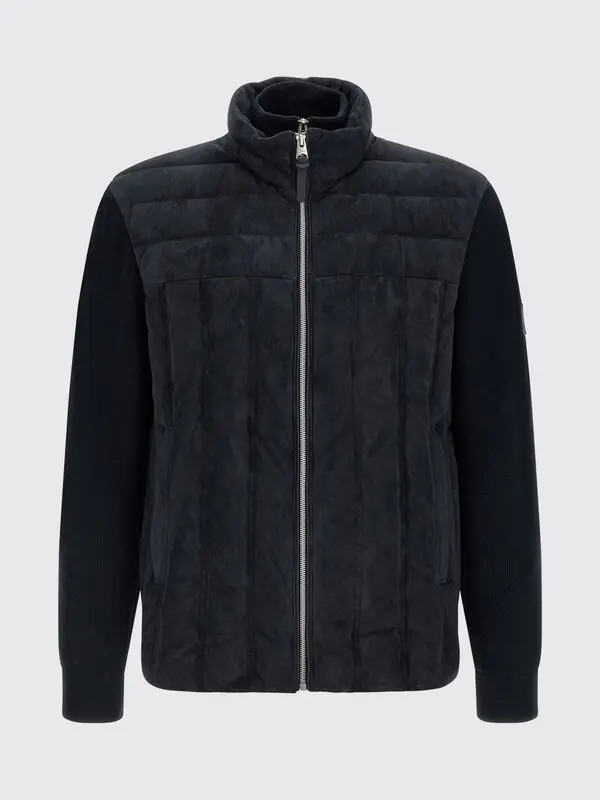 Mackage Landen Quilted Virgin Wool Jacket With Leather Details