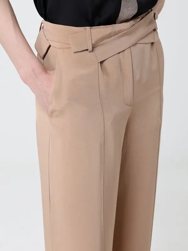 SIMONA CORSELLINI Crêpe Palazzo Trousers