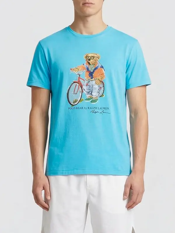 Polo Ralph Lauren Cotton Crew Neck T-shirt With Teddy