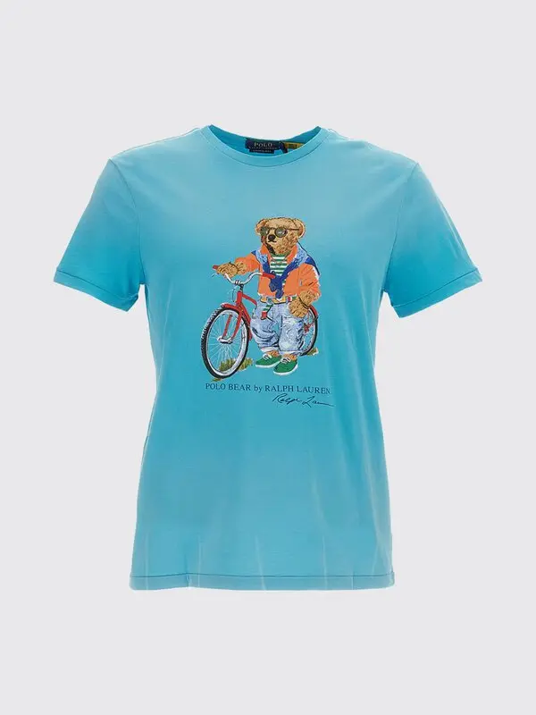 Polo Ralph Lauren Cotton Crew Neck T-shirt With Teddy