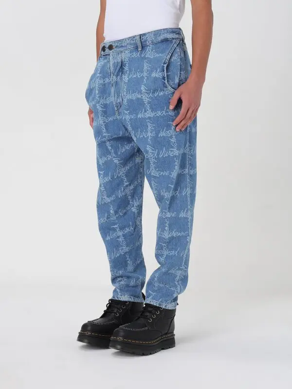 VIVIENNE WESTWOOD Logo Print Jeans