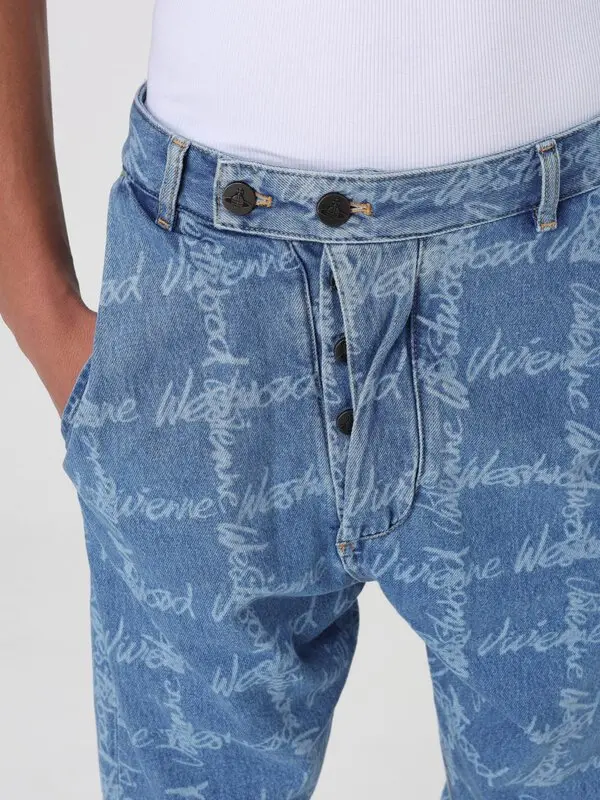VIVIENNE WESTWOOD Logo Print Jeans