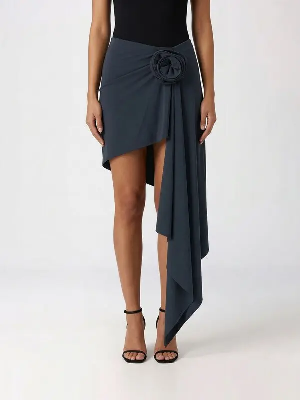 Magda Butrym Asymmetric Skirt With Flower