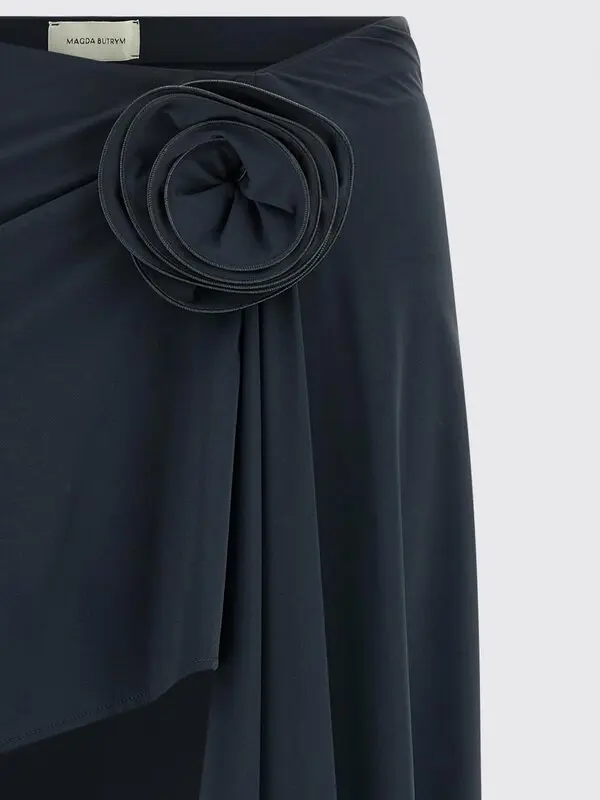 Magda Butrym Asymmetric Skirt With Flower