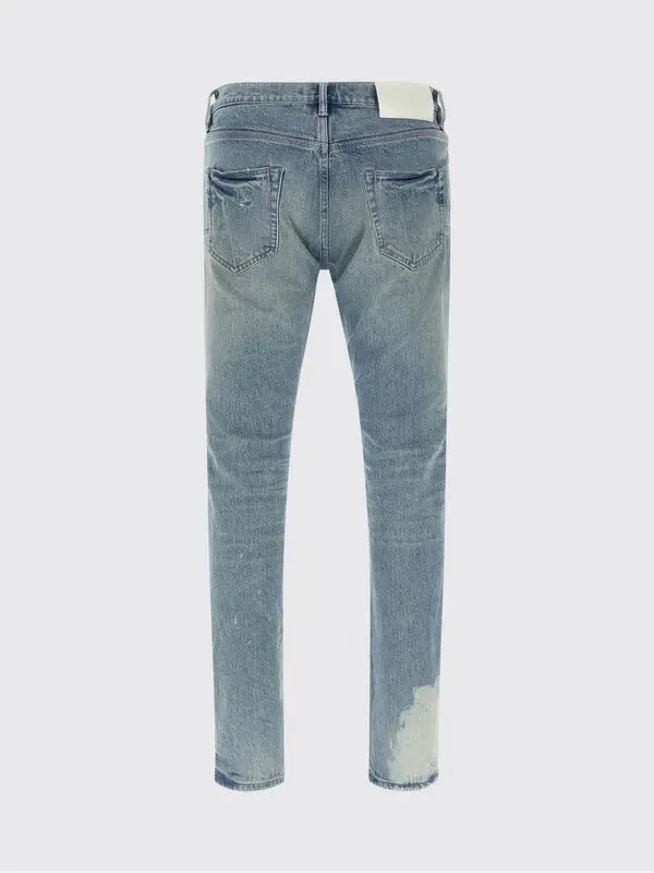 PURPLE BRAND Distressed Skinny Fit Mid-rise Denim Jeans
