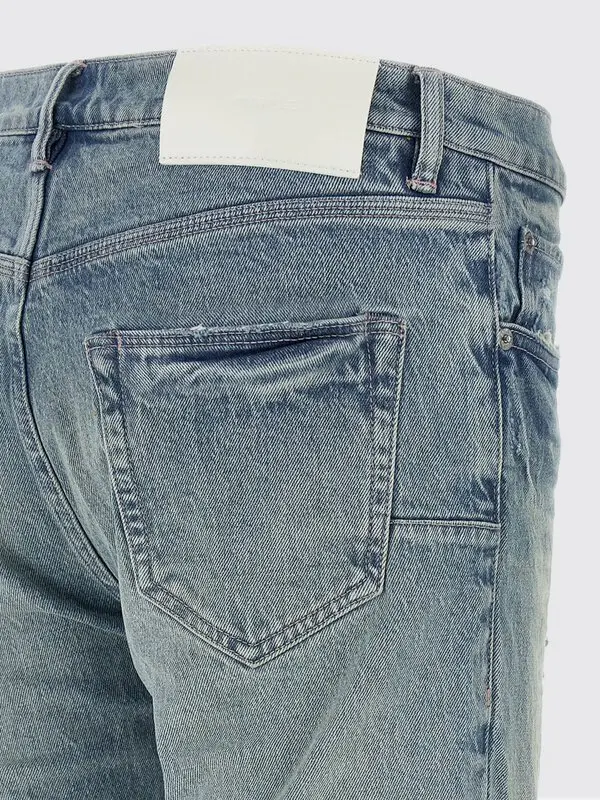 PURPLE BRAND Distressed Skinny Fit Mid-rise Denim Jeans