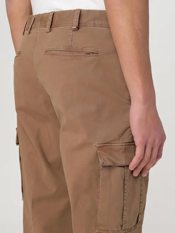 PT TORINO Tailored Cargo Trousers - Brown