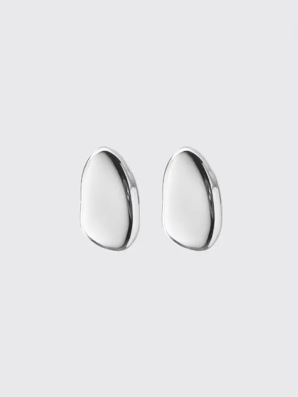 Federica Tosi Brass Pendant Earrings - Silver