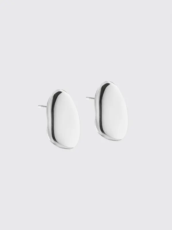 Federica Tosi Brass Pendant Earrings - Silver