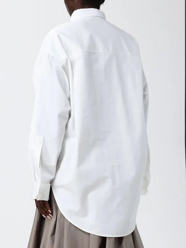 Balenciaga Cotton And Silk Poplin Shirt